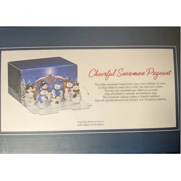 Snowman Nativity Scene 7 Piece Set - Tilly's Timeless Treasures